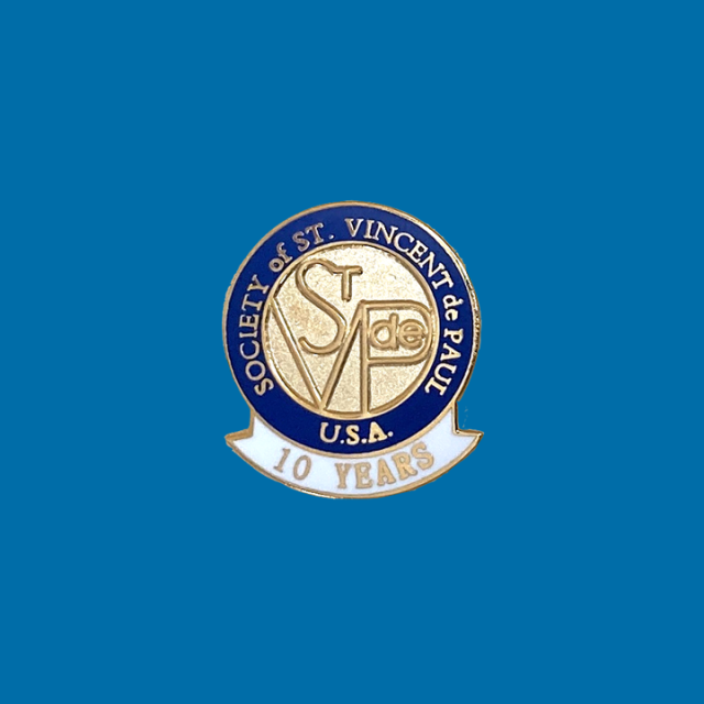 SVDP 20 year pin – SVDP USA