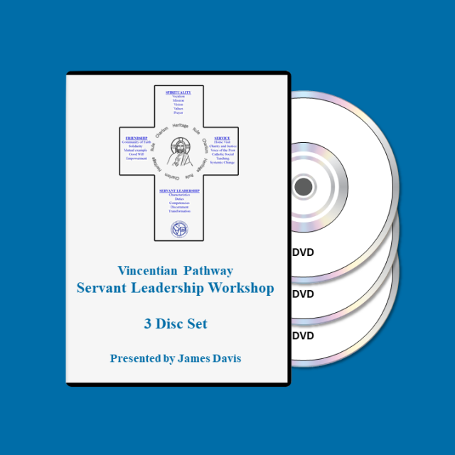 Vincentian Servant Leadership Workshop-3 DVDs - SVDP USA